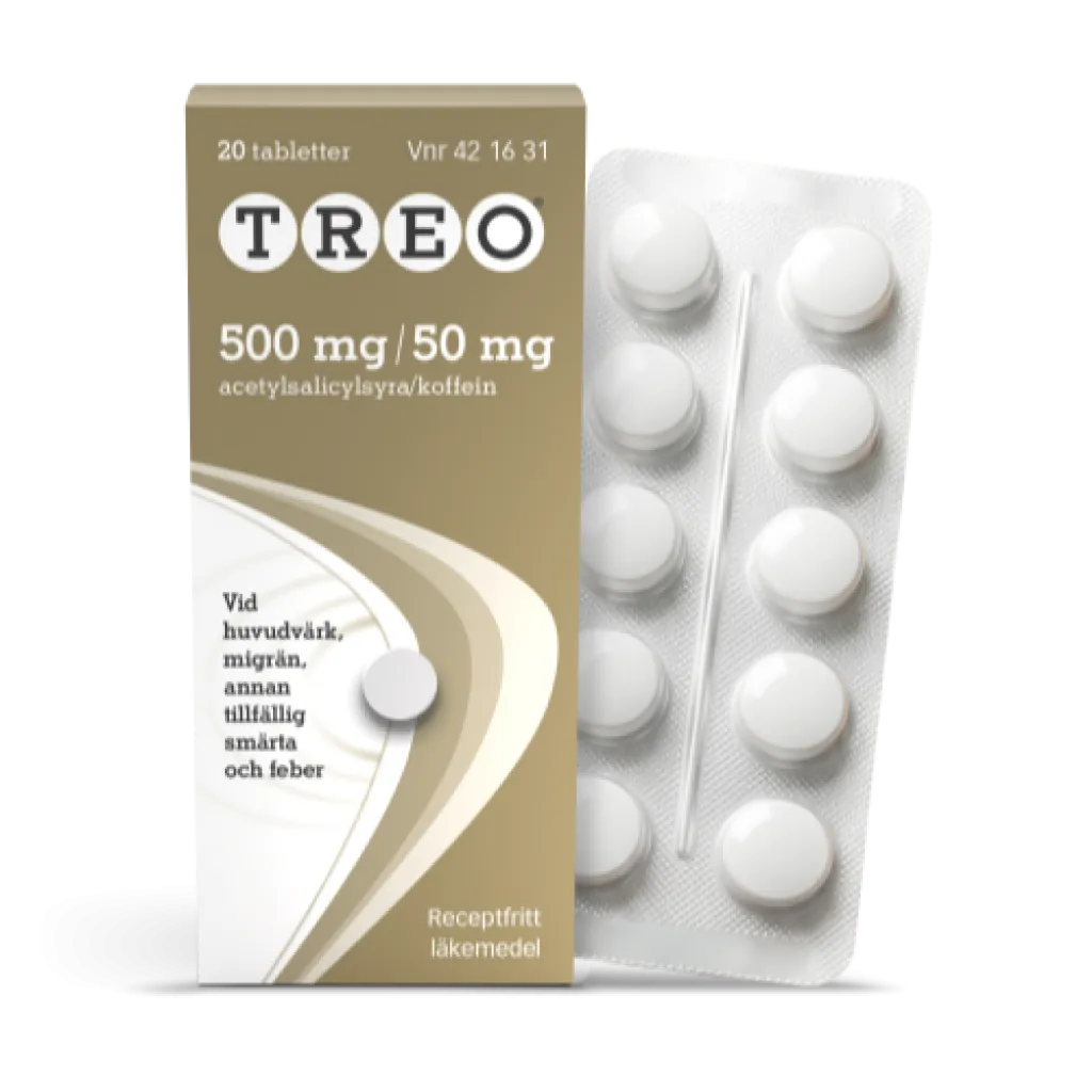 Treo Tablett 500 mg/50 mg | Läs mer här | Treo.se