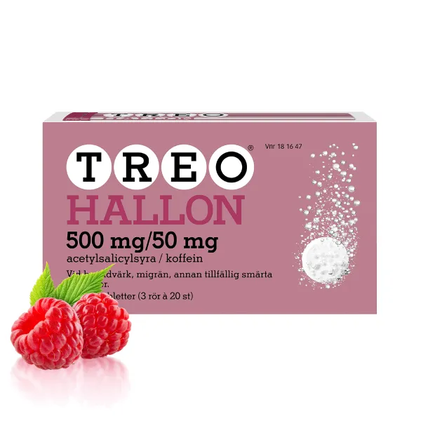 Treo Tablett 500 mg/50 mg | Läs mer här | Treo.se