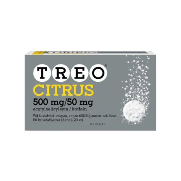 Treo Tablett 500 mg/50 mg | Läs mer här | Treo.se